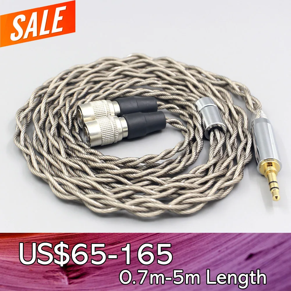 99-Pure-Silver-Graphene-Silver-Plated-Shield-Earphone-Cable-For-Mr ...