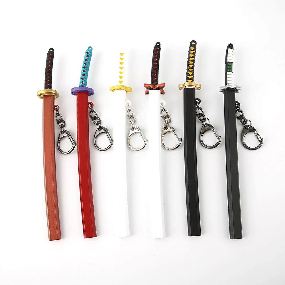 Demon Slayer Sword Keychain Anime Kimetsu No Yaiba Cartoon Kamado ...
