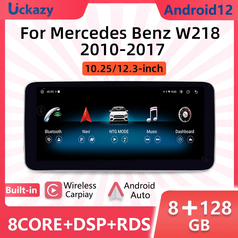12-3-8-Core-Android-12-For-Mercedes-Benz-W218-2010-2018-System-Car ...