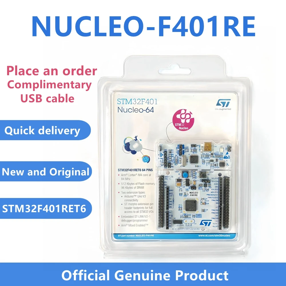 Placa-de-desarrollo-de-n-cleos-STM32-NUCLEO-F401RE-para-STM32-F4-series ...