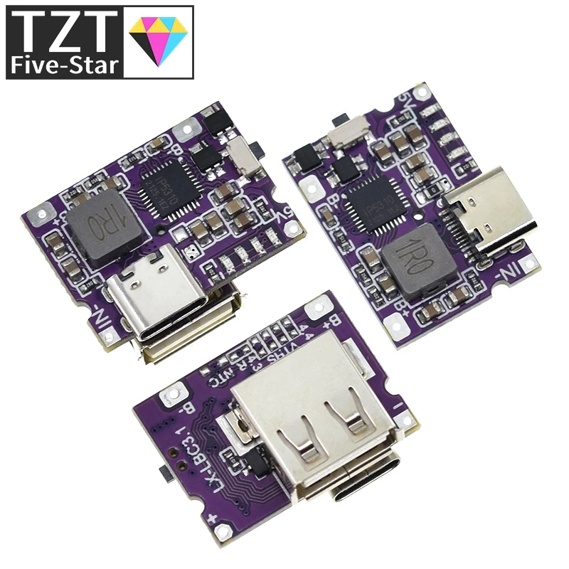 Type-c Usb 5v 3.1a Boost Converter Step-up Power Module Ip5310 Mobile Power Bank Accessories ...