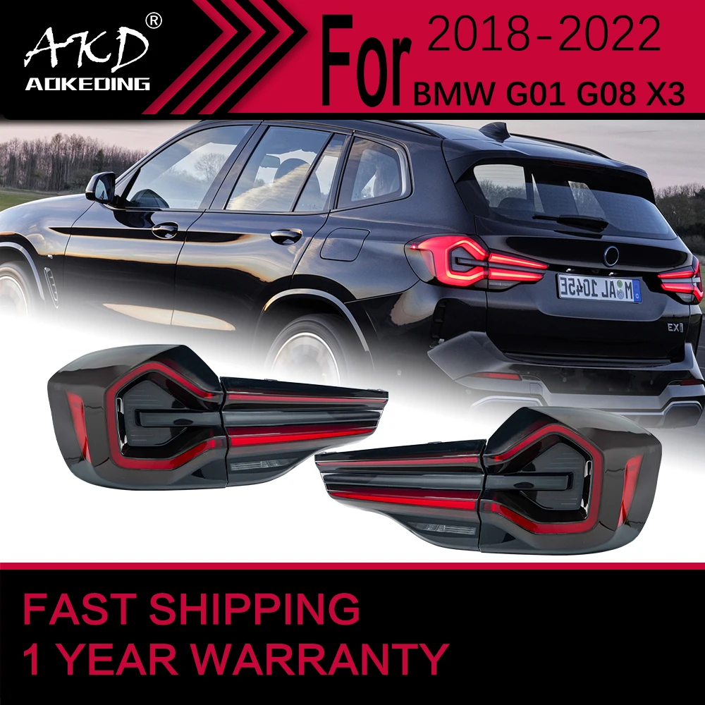 Car-Lights-for-BMW-X3-LED-Tail-Light-2018-2021-G01-G08-F97-Rear-Stop ...
