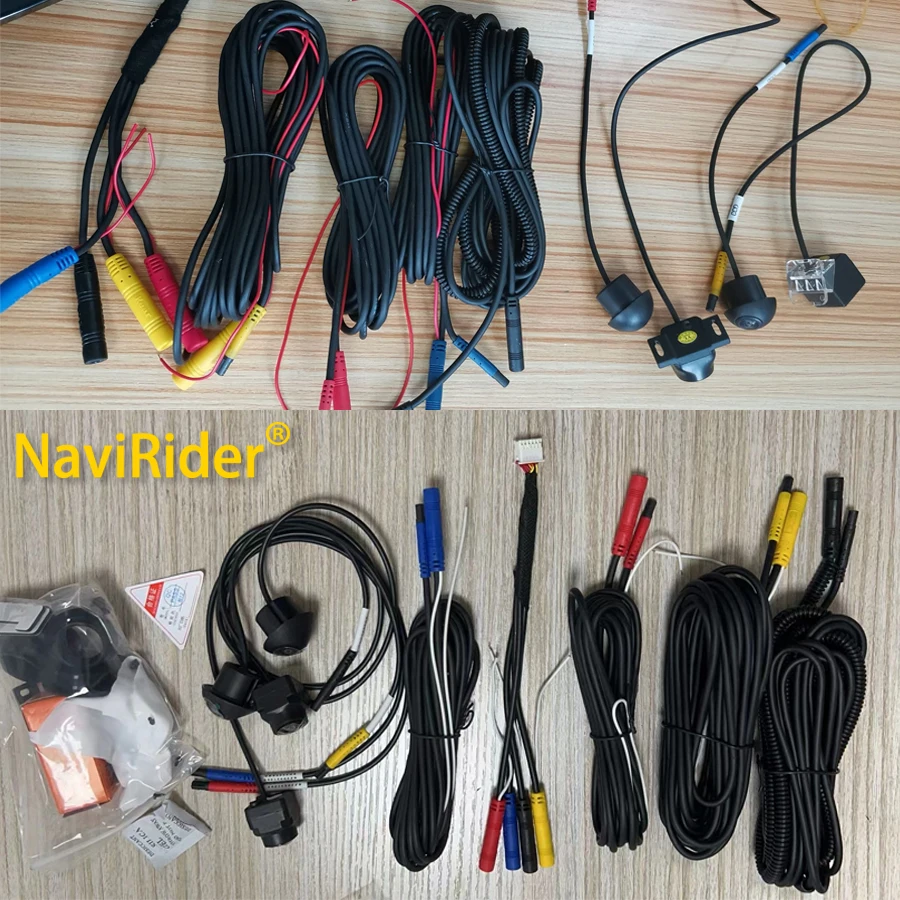 Car 360 Camera 1080p 3D WDR Surround View system 4 Channel DVR Recorder ...