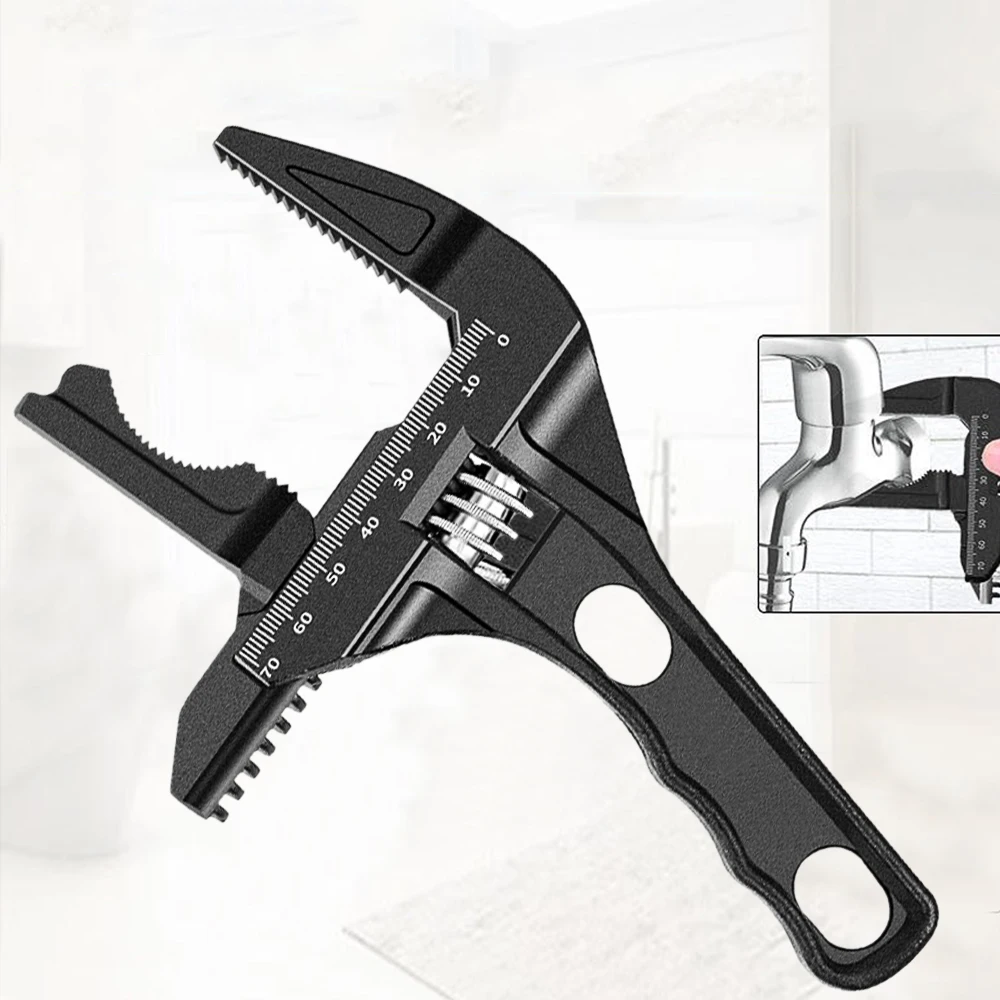 Multifunction-Bathroom-Wrench-For-Tight-Spaces-Adjustable-Spanner-For ...