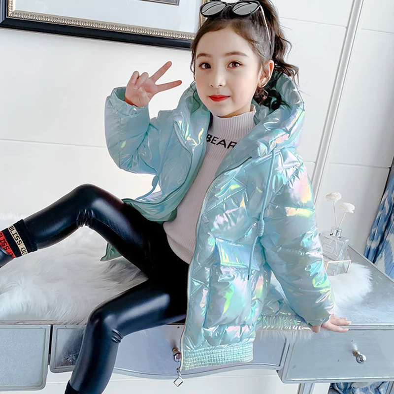 Winter-Jacket-For-Girls-Coat-Teen-Kids-Parka-Snowsuit-Fashion-Bright ...
