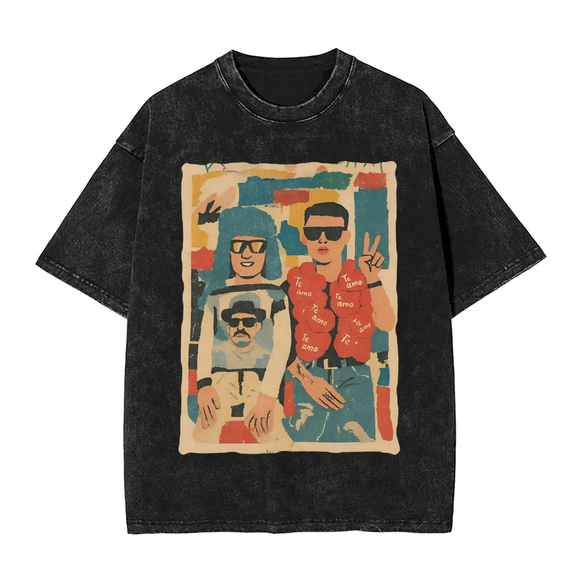 CA7RIEL & Paco Amoroso Papota Tour camiseta playa Vintage camisetas ...