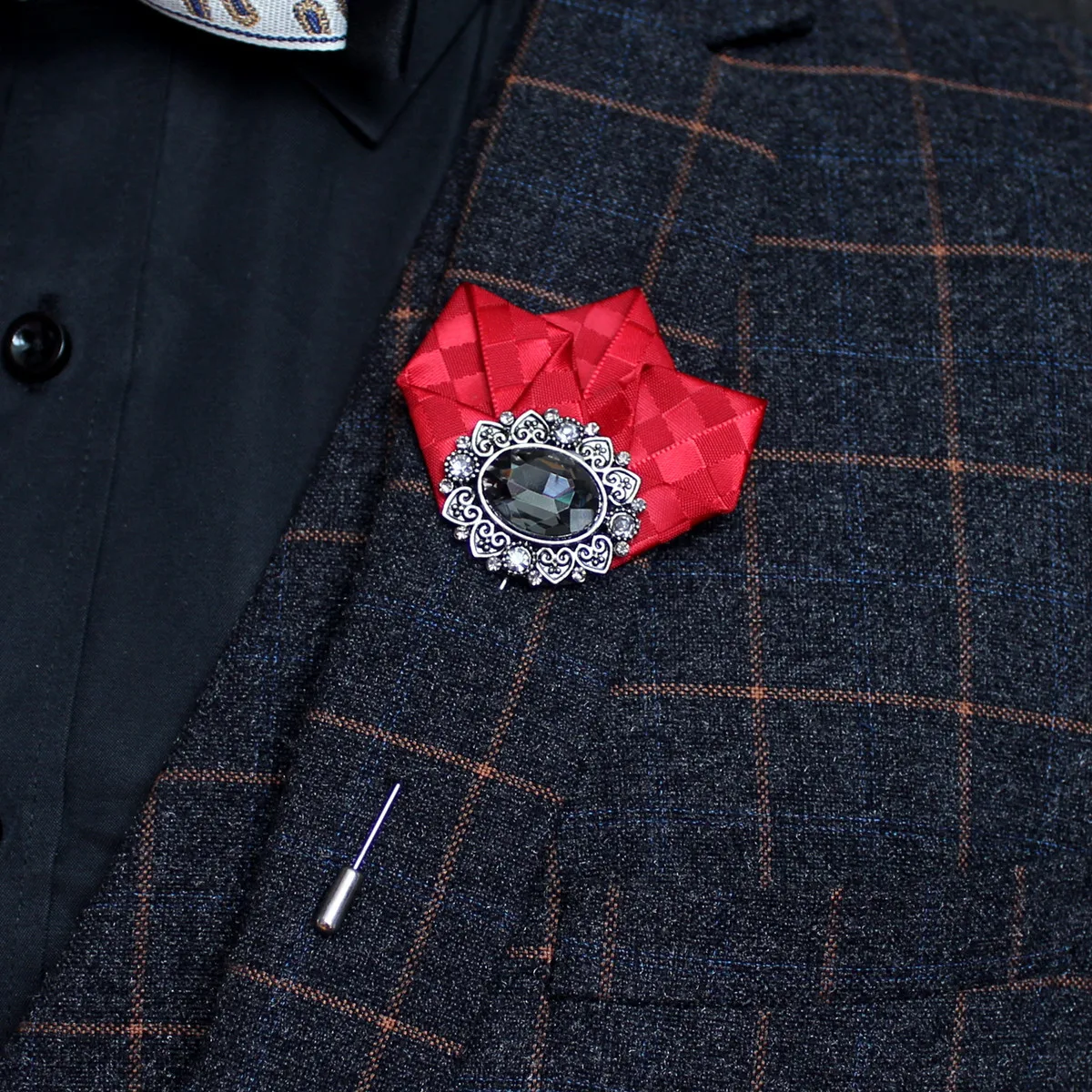 Brooch Brooches Lapel Pin Mens | Mens Lapel Pin Brooch Suits - Handmade ...