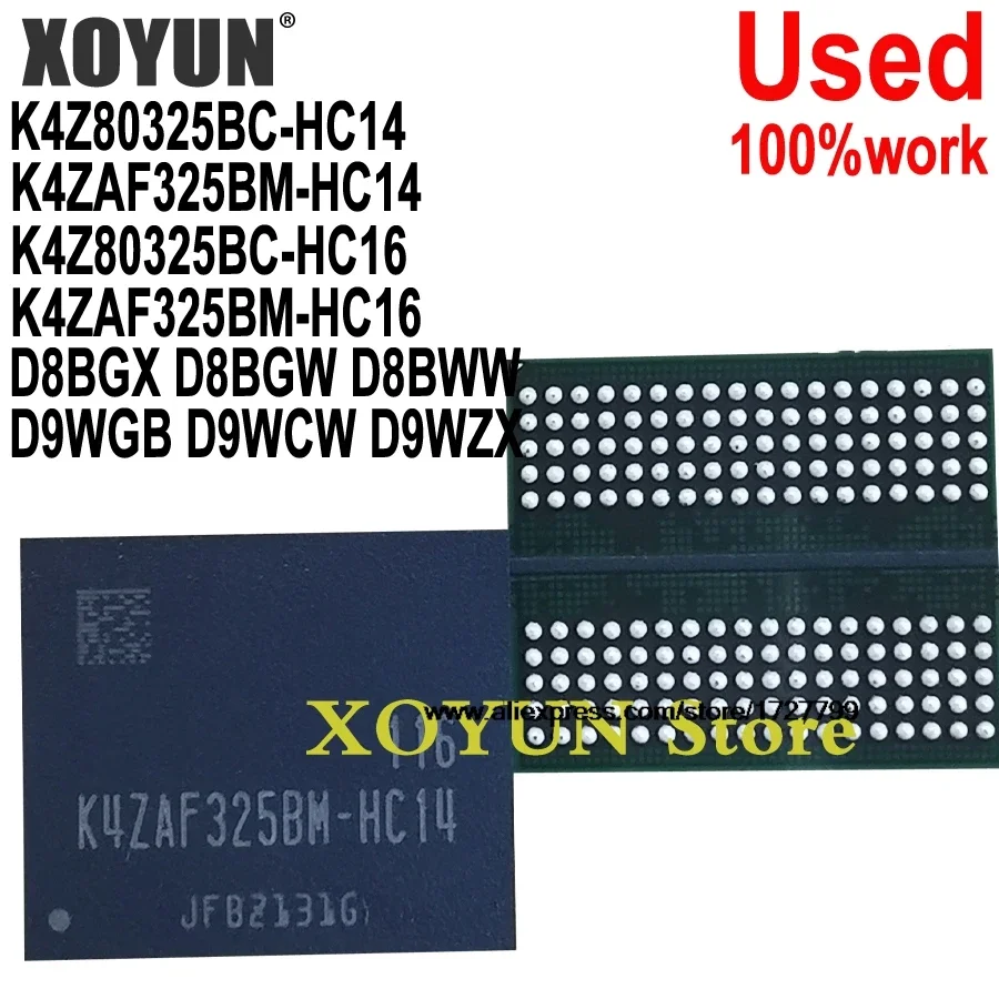 100-test-DDR6-K4ZAF325BM-HC14-K4ZAF325BM-HC16-K4Z80325BC-HC14 ...