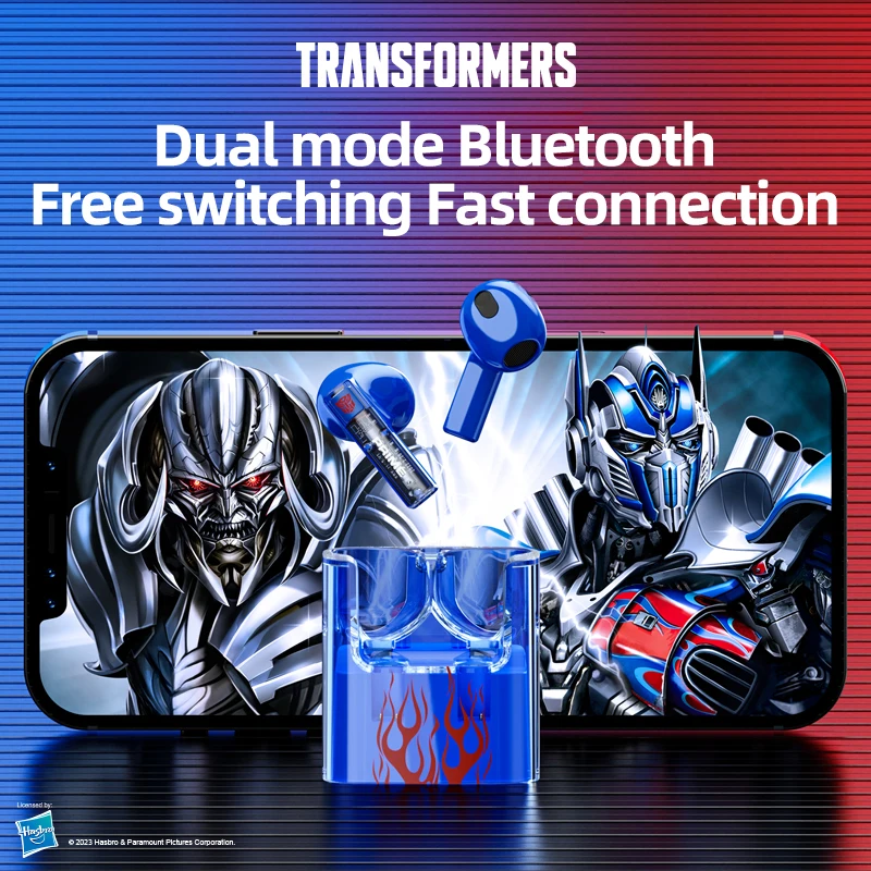 TRANSFORMERS-TF-T08-TWS-Bluetooth-5-3-Earphones-Noise-Reduction-Low ...