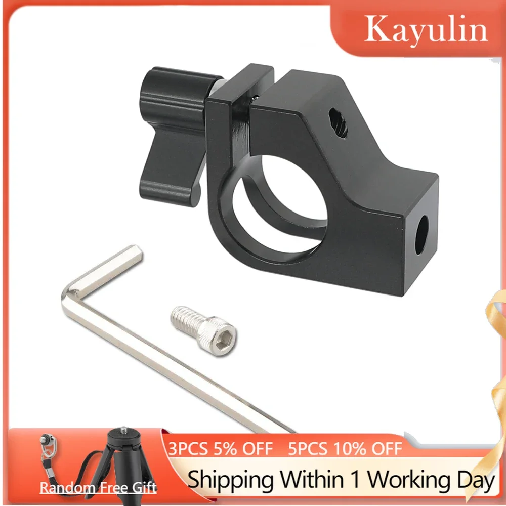 Kayulin-19mm-Rod-Clamp-With-Thumb-Knob-Black-For-Camera-Photo-Studio ...