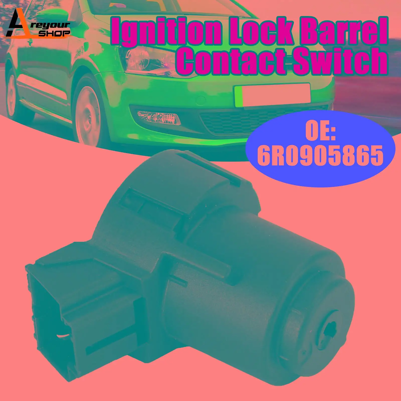Areyourshop-Ignition-Lock-Barrel-Contact-Switch-for-VW-Polo-UP ...