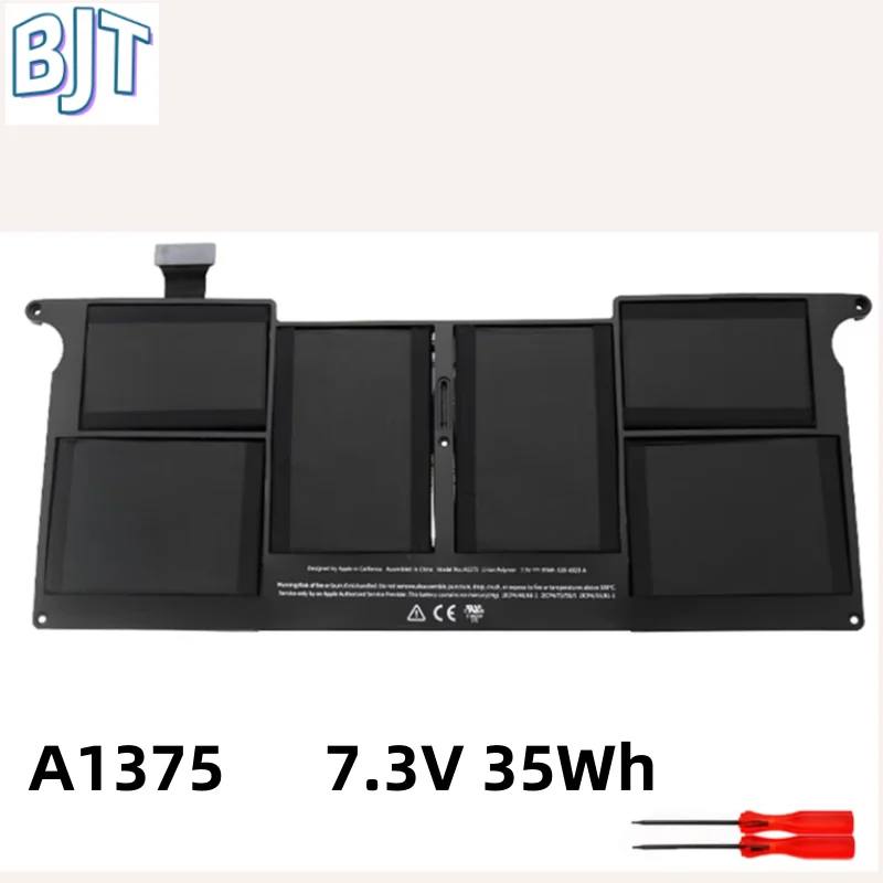 4 Cell 7.3V 35Wh A1375 Laptop Battery Notebook New For Apple Macbook ...
