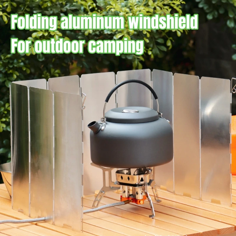 8-10-Plates-Gas-Stove-Wind-Shield-Outdoor-Camping-Picnic-Cooking-Burner ...