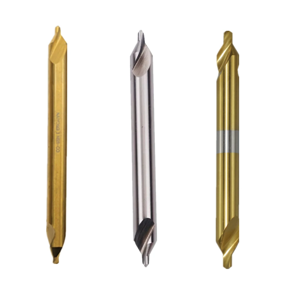 New-5PCS-HSS-Center-Drills-60-Degree-Countersinks-Angle-Bit-Set-1-0mm-1 ...