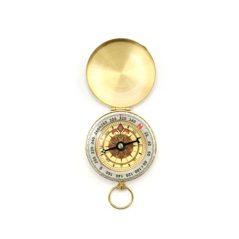 Pocket Brass Color Copper Compass – Avid Outdoor Supplies