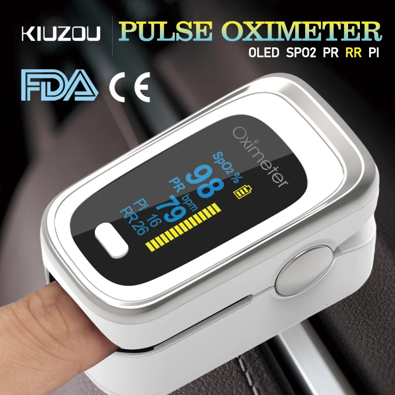 Kiuzou-Medical-Portable-Finger-Pulse-Oximeter-Blood-Oxygen-Heart-Rate ...