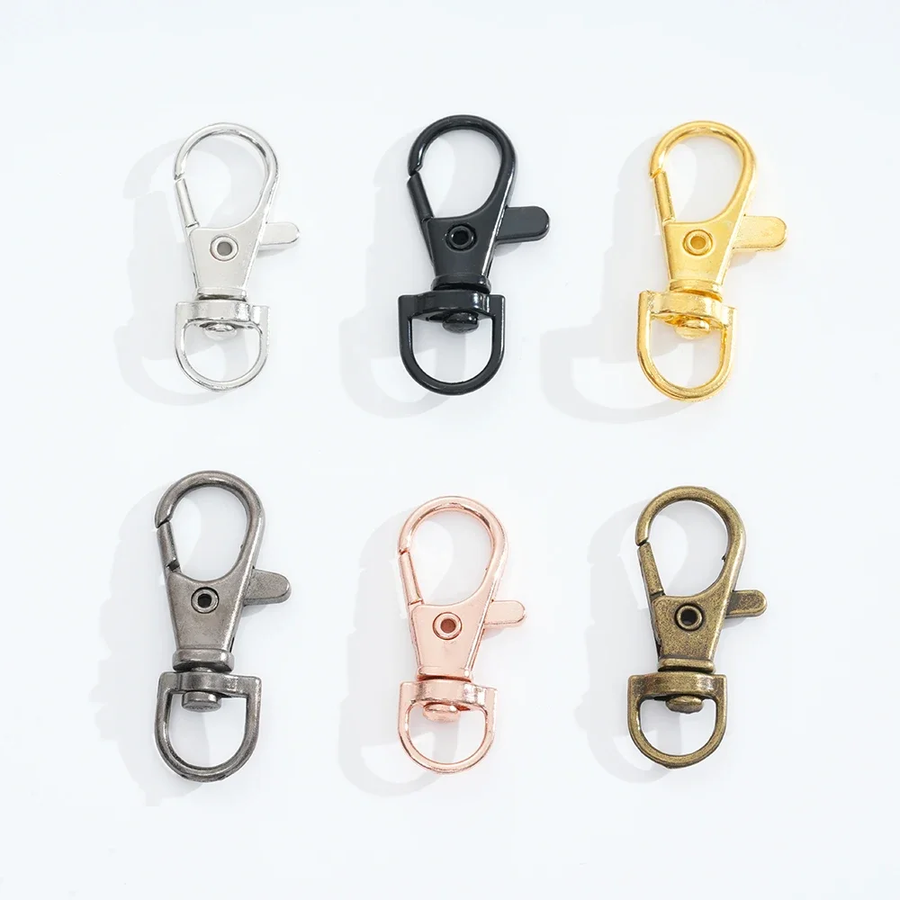 5pcs-Swivel-Lobster-Clasp-Hooks-Split-Key-Ring-Connector-Carabiner-for ...