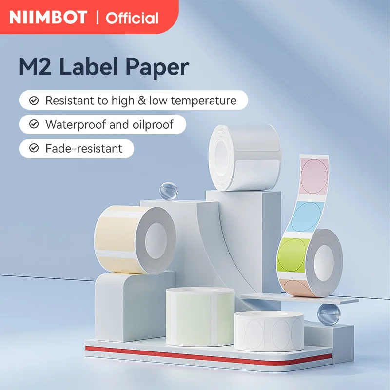 NIIMBOT-M2-Label-Paper-Waterproof-Scratch-resistant-Adhesive-Label ...