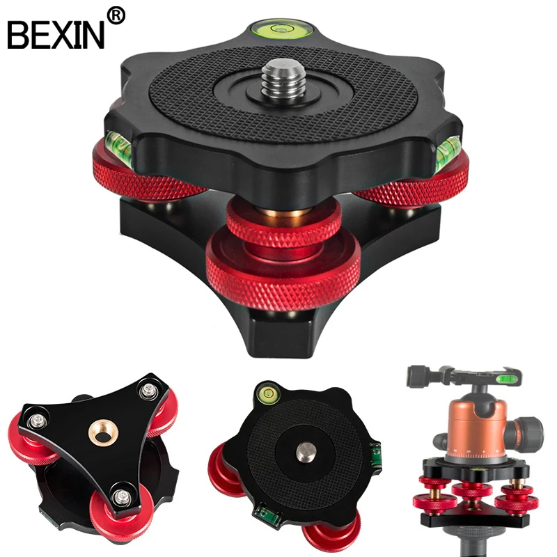 Tripod Speedy Leveling Base Leveler Adjusting Base Panning Level Plate ...