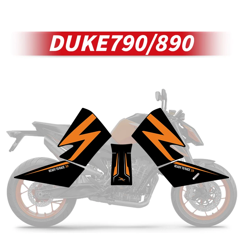For-KTM-DUKE790-Duke890-Bike-Fuel-Tank-Protection-Stickers-Kits-Of ...