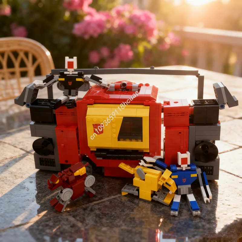 1174pcs MOC Transformers Blaster Fully Transformable Model Building ...