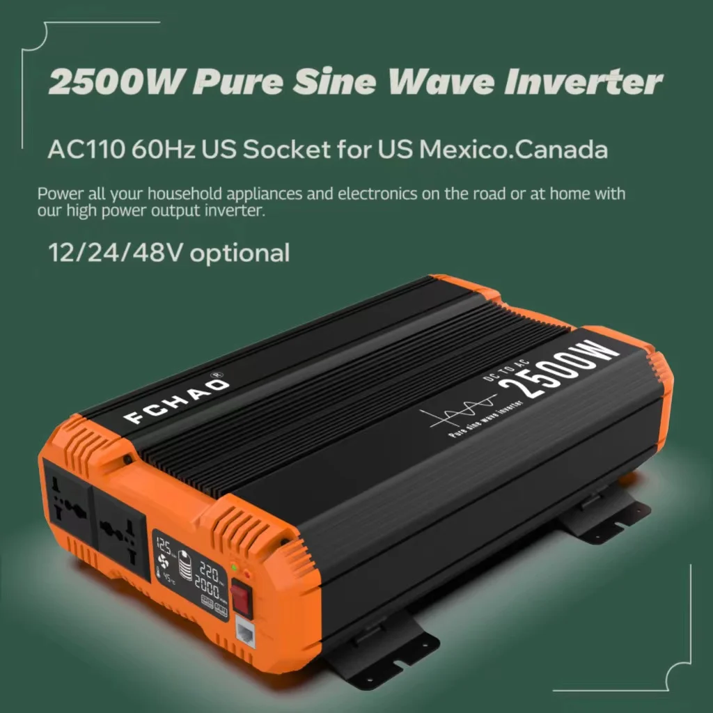 Car-Inverter-with-2500W-continuous-and-5000W-Peak-Power-Converts-12-24 ...