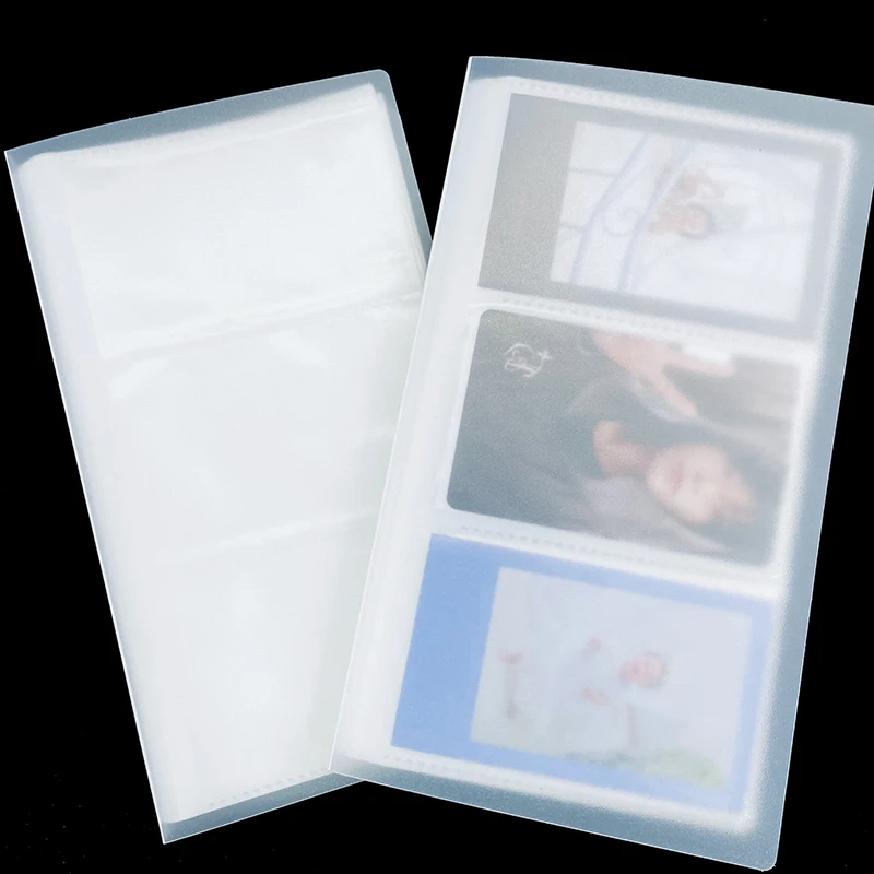 240card Photo Album Mini Transparent Album Photo Card Train Ticket Card ...