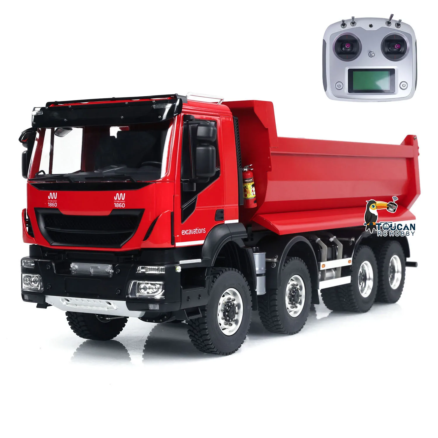 1-14-Metal-4x2-8x4-8x8-RC-Hydraulic-Dump-Truck-2-speed-Radio-Control ...