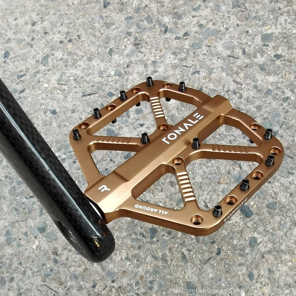 2025 New Ultra-light Mountain Bike Pedals CNC Aluminum Alloy Polished 3 ...