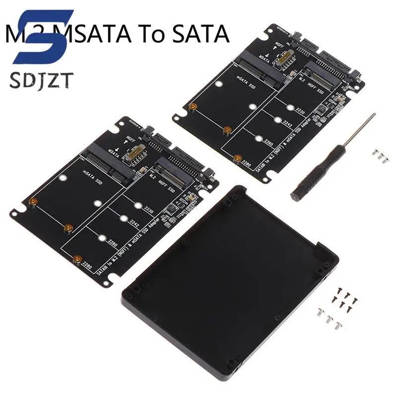 NGFF-To-SATA-3-External-HDD-Enclosure-MSATA-SSD-Adapter-M-2-SATA ...