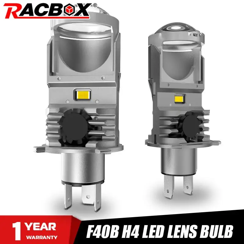 F40B-LED-H4-Lens-Bi-led-Mini-H4-Projector-Headlight-Bulbs-Lenses-Head ...
