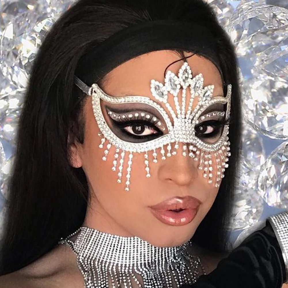 Stonefans-Rhinestone-Female-Facial-Tassel-Mask-Jewelry-for-Women-Hair ...