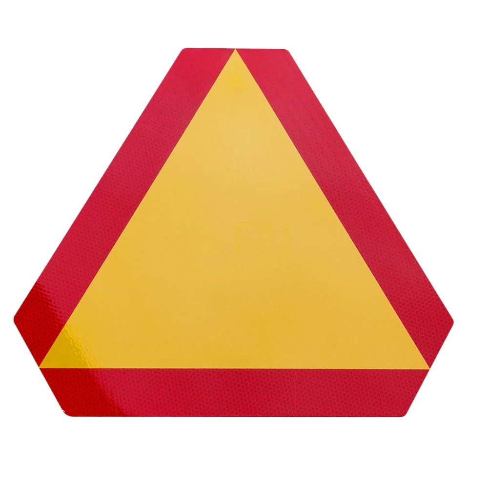 1Pc-Slow-Moving-Vehicle-Sign-Triangle-Sign-Rear-Reflector-Reflective ...
