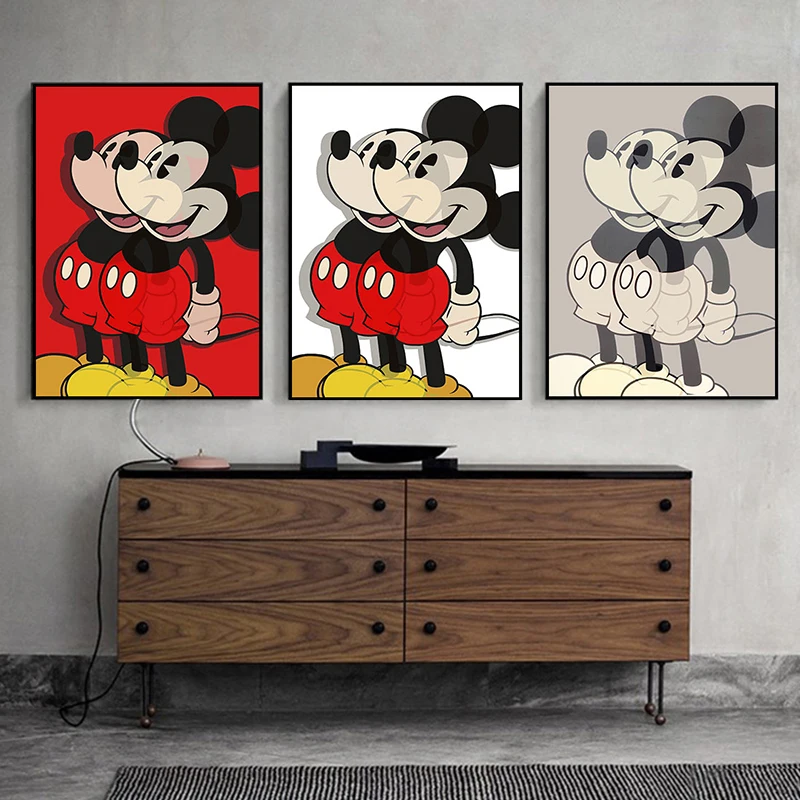 Canvas-Painting-Disney-Cartoon-Mickey-Mouse-Poster-HD-Canvas-Printing ...