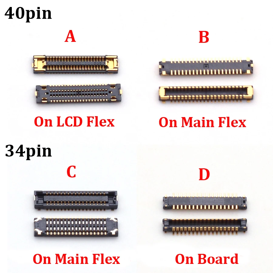 LCD 디스플레이 스크린 플렉스 FPC 커넥터, 삼성 갤럭시 A30, A305, A305F, A50, A505F, A50S ...