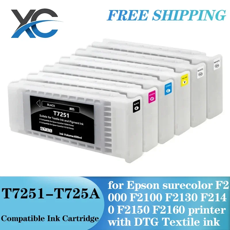 T7251 T7254 T725A Compatible ink Cartridge for Epson surecolor F2000 ...