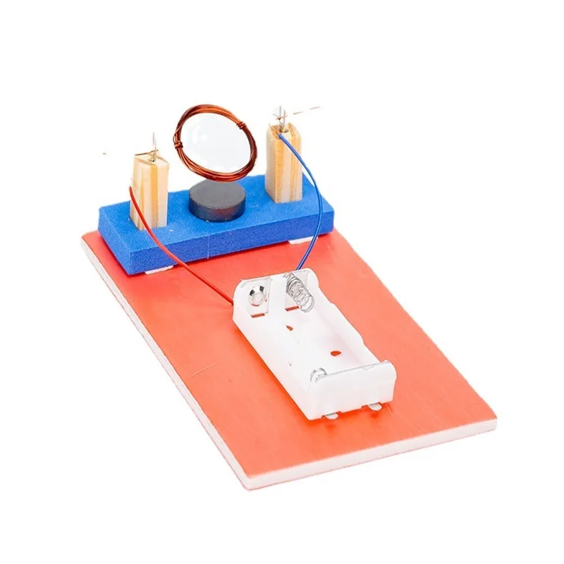 DIY Electromagnetism Electrical Motor Model Metal coil Magnetism ...