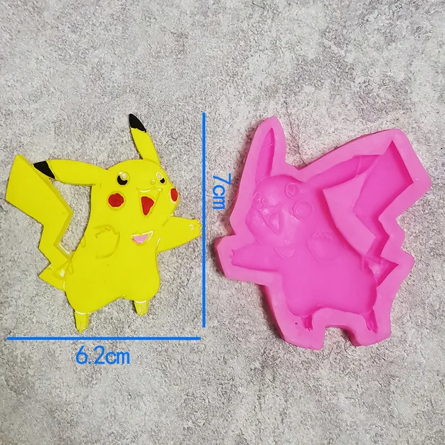Pokemon Mold Pikachu Silicone Mold Semi Three-dimensional Texture ...