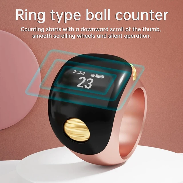 Digital Tasbeeh Counter Smart Finger Counter Ring With Touch Control ...