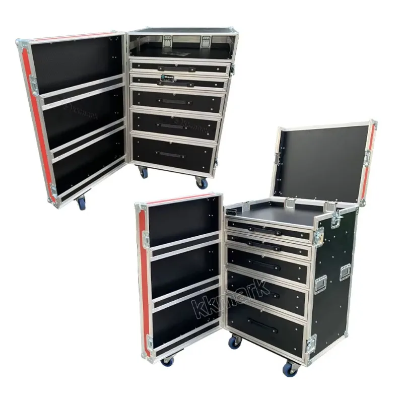 Custom Drawer Red High Quality Storage Prop Box 5 Drawer Flying Road ...