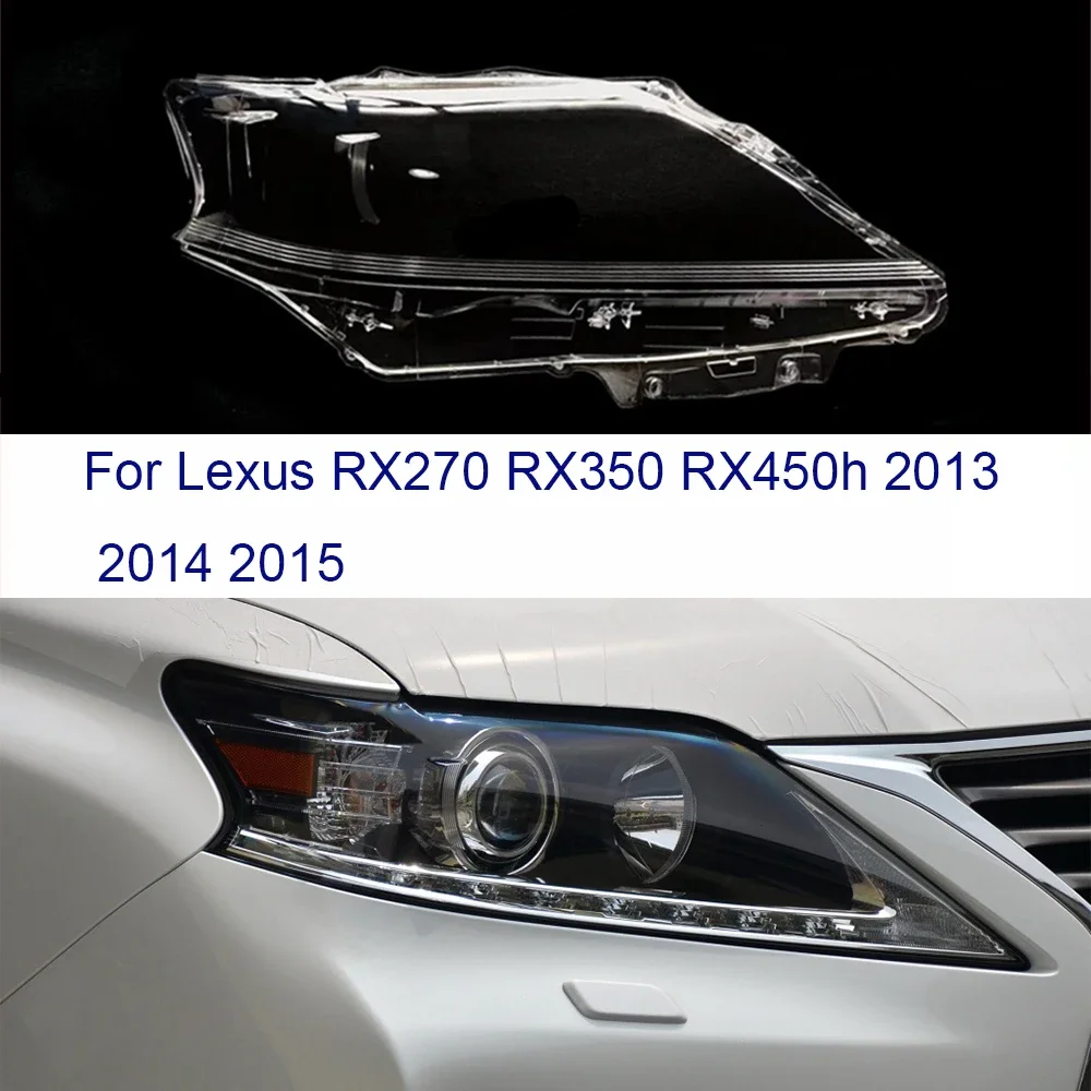 For-LEXUS-RX-RX270-RX350-RX450-2012-2013-2014-Headlight-Cover-Front ...