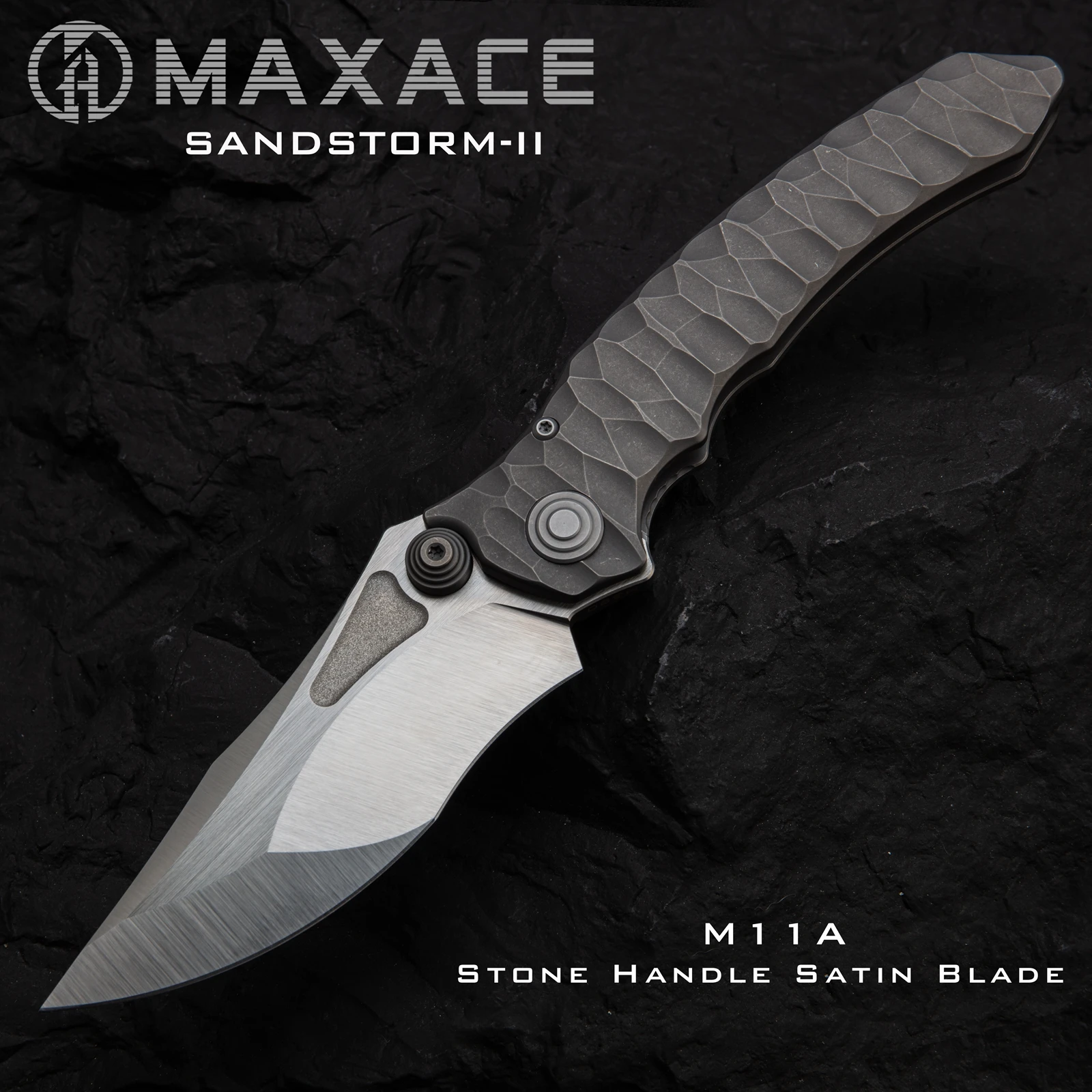 Maxace-Sandstorm-II-Folding-Knife-TC4-Handle-M390-Blade-Edc-Outdoor ...