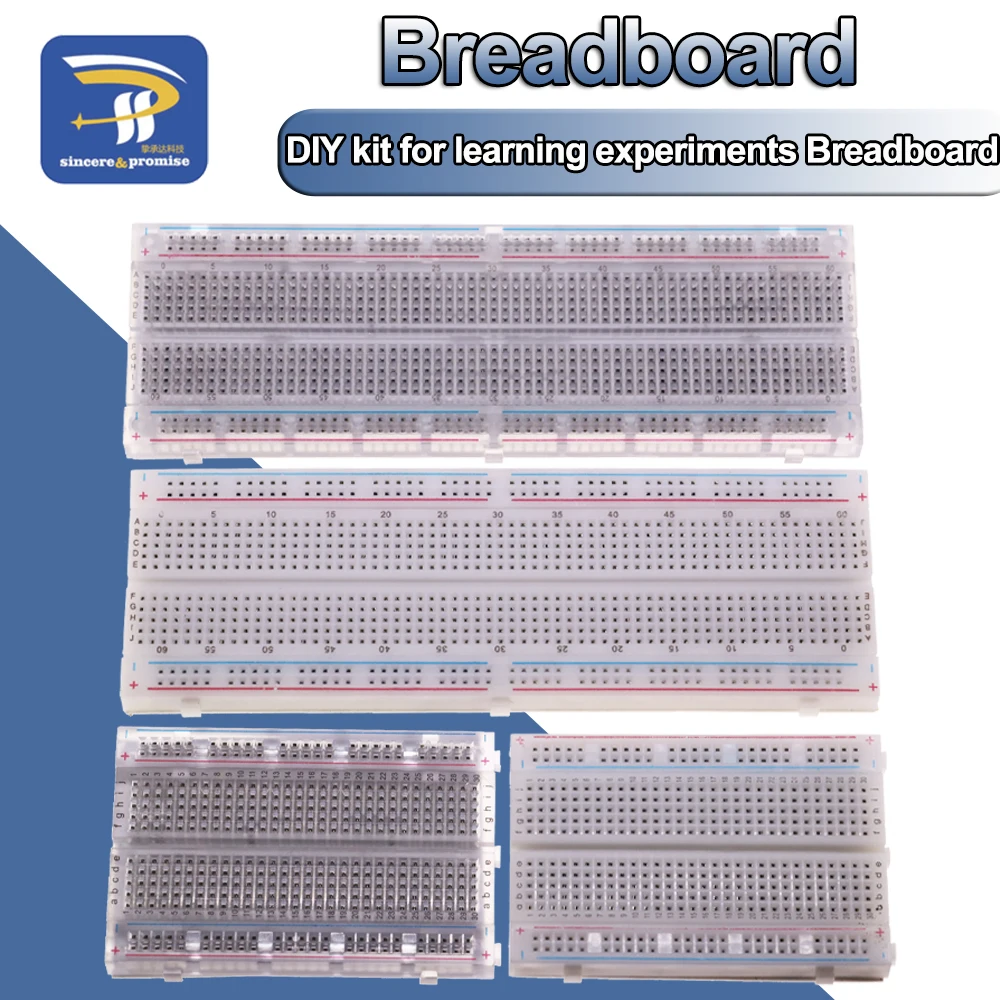 400-830-Points-Breadboard-830-points-Breadboard-MB-102-Solderless-PCB ...