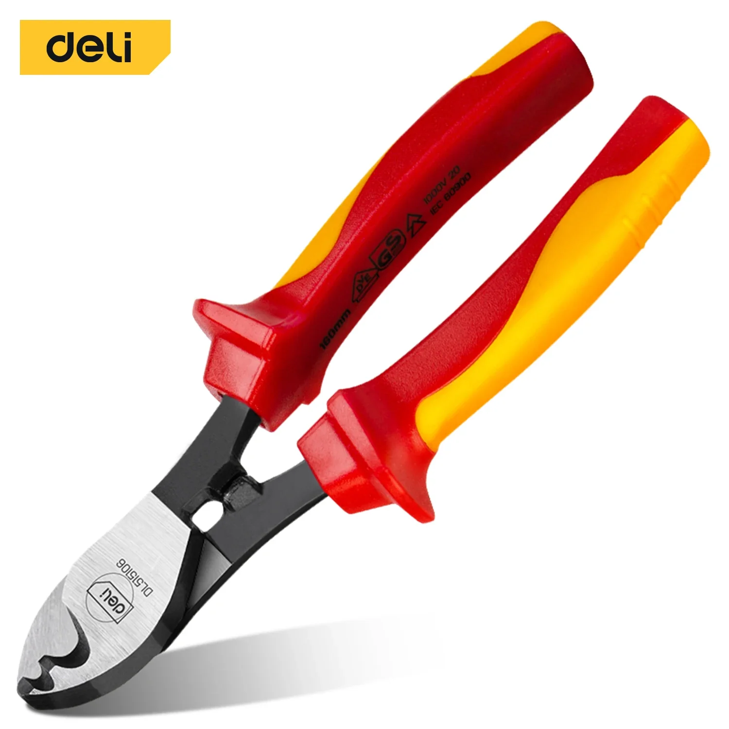 Deli-6-Inches-Insulated-Cable-Cutter-Protection-Against-Electric-Shock ...