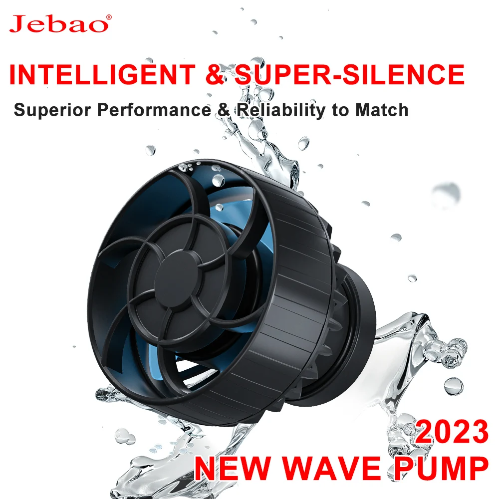 Jebao 2023 New Wave Pump ELW Aquarium Water Pump Filter Fish Tank Ultra Quiet Operation Pump ...