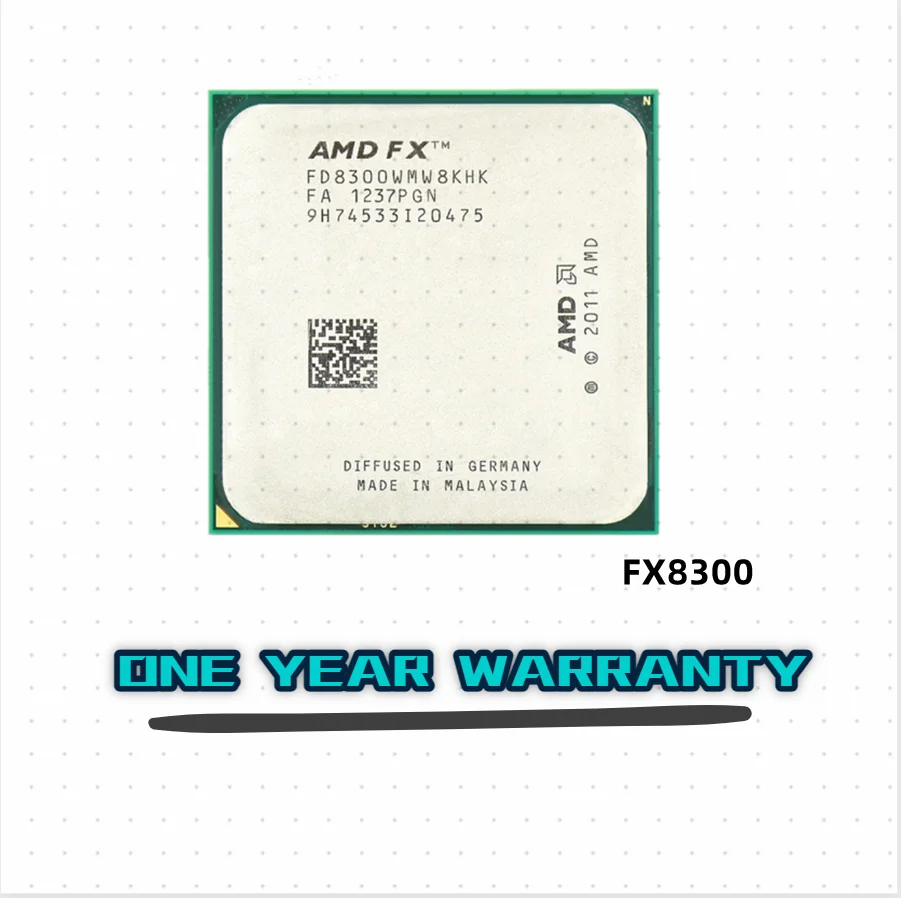 AMD Procesador FX8300 de 8 núcleos, 8M, 95 W, Socket AM3+, 3.3GHz, paquete al por mayor ...