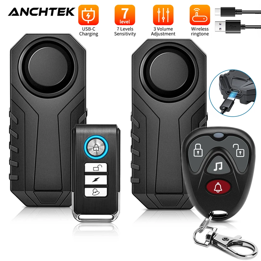 Anchtek-USB-Rechargeable-Motorcycle-Bike-Alarm-Wireless-Alarma-Moto-Vibration-Sensor-Warning ...