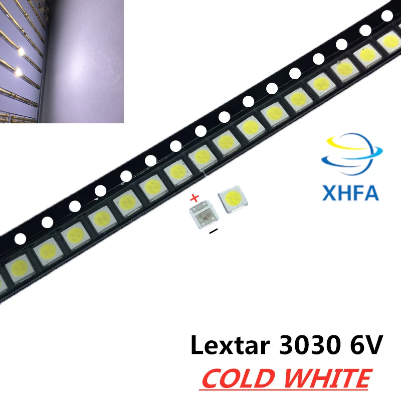 100pcs-Original-FOR-LEXTAR-LED-3030-lamp-beads-1-8W-97-100LM-LCD-TV ...