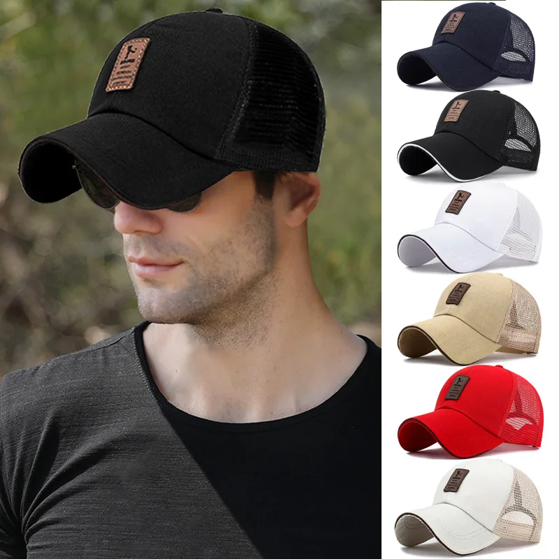 Breathable-Mesh-Cap-Men-Women-Visor-Net-Baseball-Cap-Hip-Hop-Hats-Sun ...