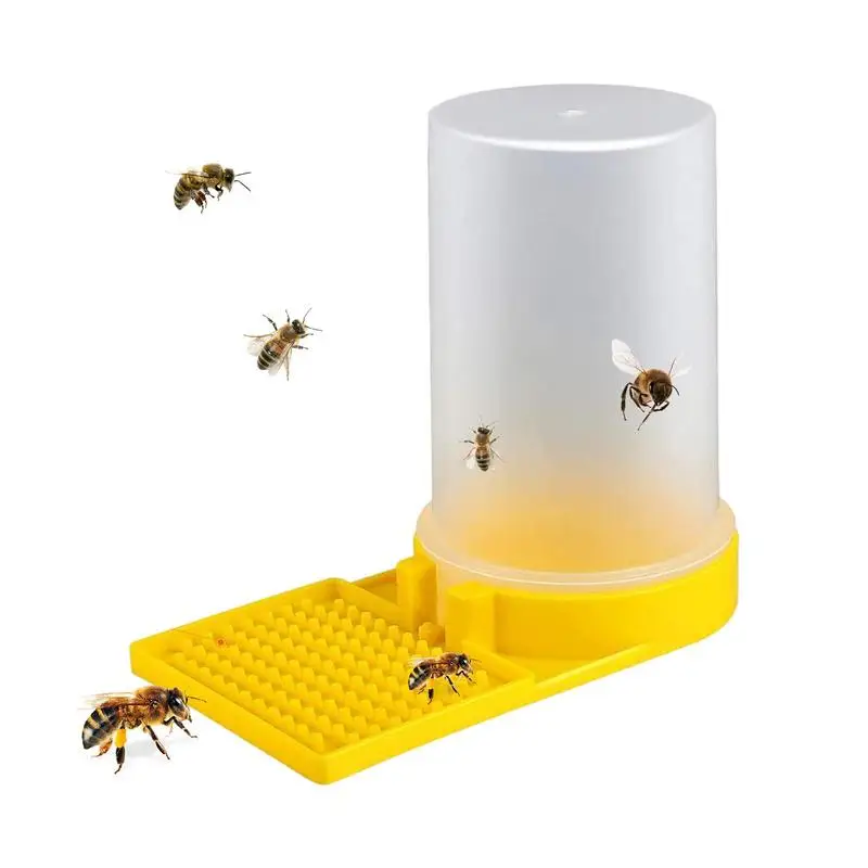 Beehive-Bee-Feeder-Bee-Drinking-Equipment-Reusable-Yellow-Bee-Drinking ...